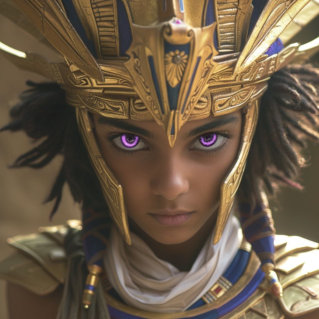 ¿Cómo se vería el faraón Atem de Yu-Gi-Oh! en la vida real según la IA ...