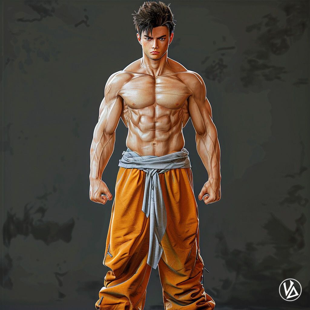 ¿Cómo se vería Gohan en la vida real?, el hijo de Goku luce sus ...