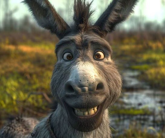 Cómo se vería el Burro de Shrek en la realidad, según la IA | Noticias ...