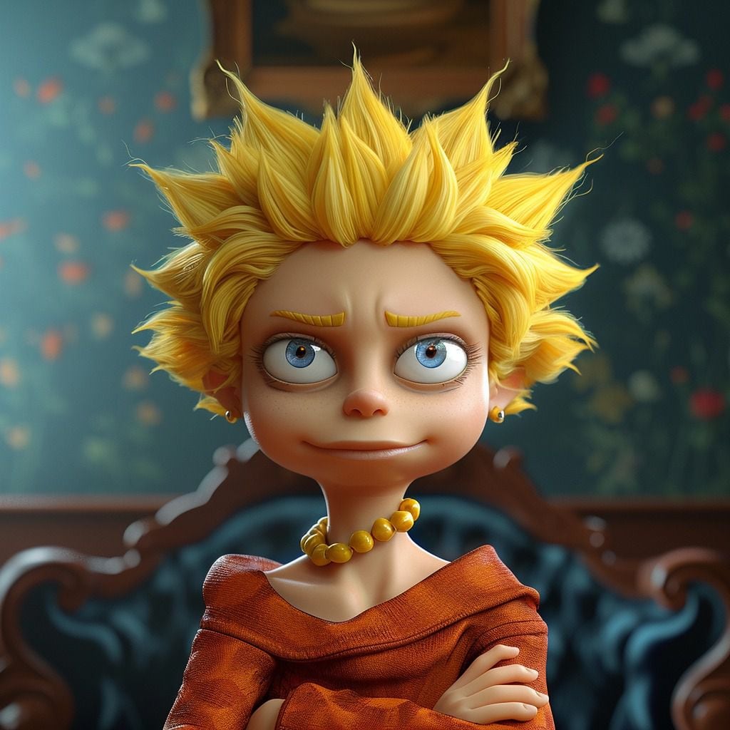 La IA se imaginó a Lisa Simpson ¡muy realista! | Noticias de México ...