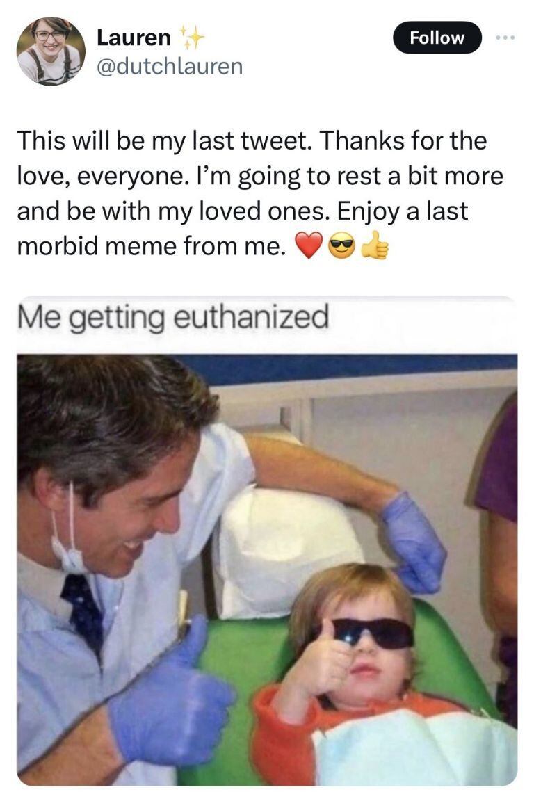 Youtuber de 28 años se somete a eutanasia y se despide con un meme ...