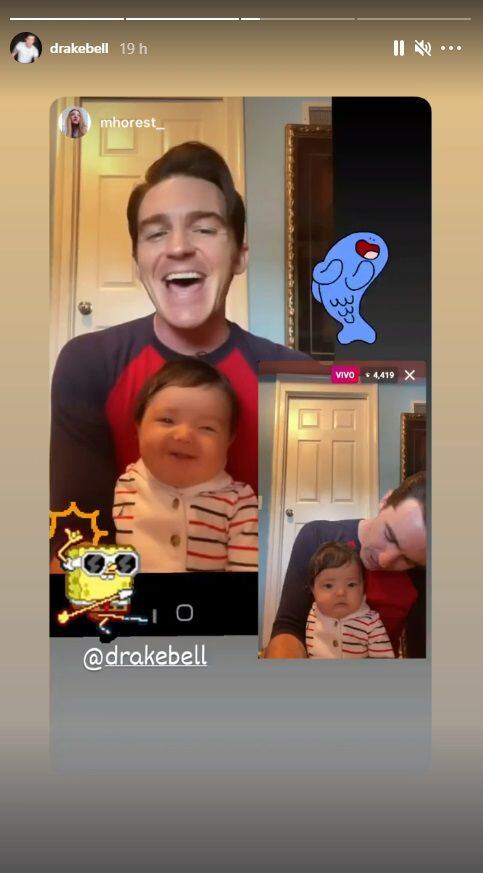 Drake Bell presenta a su bebé en redes tras mantener su matrimonio en ...
