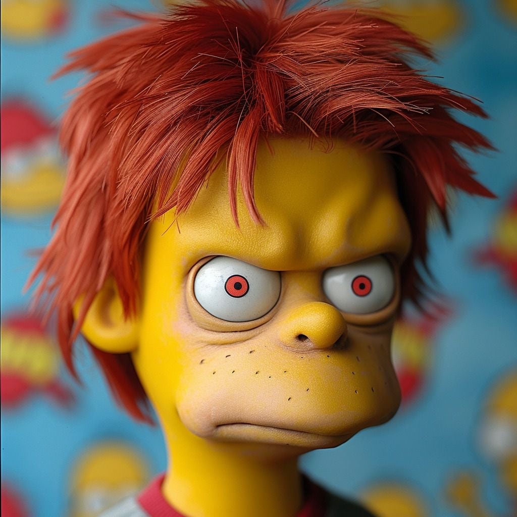 ¡Qué feo! Inteligencia artificial recrea a Nelson de Los Simpson ...