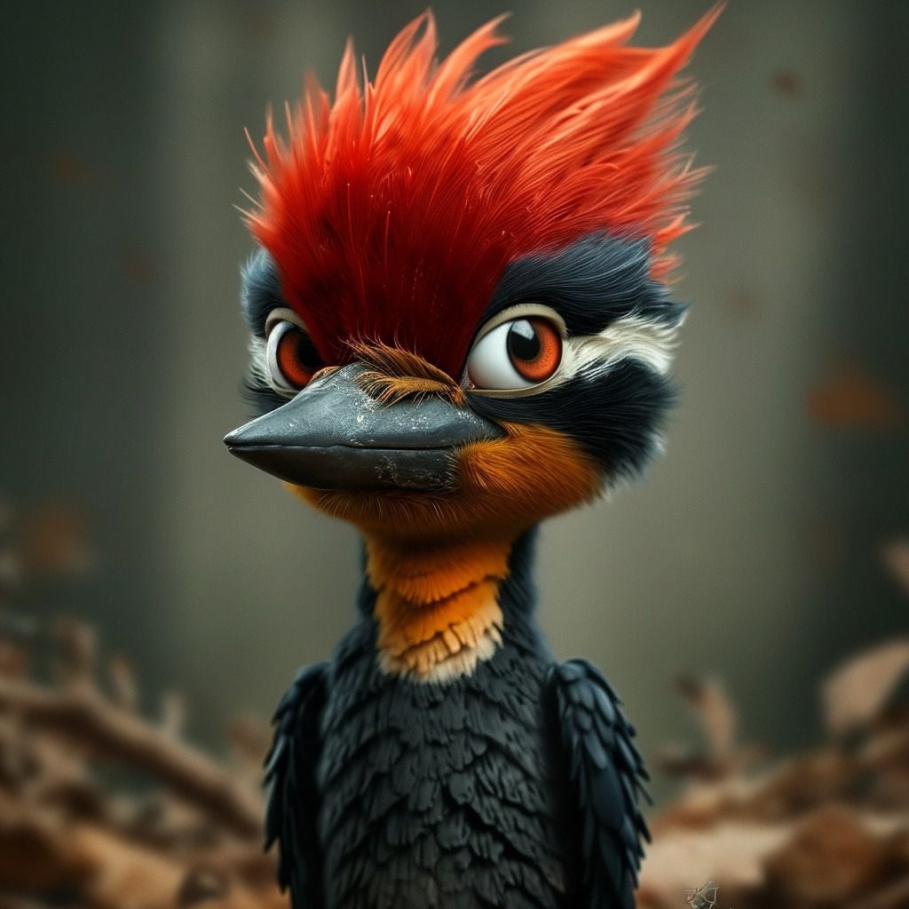 Inteligencia artificial convierte al Pájaro Loco como real ¡Increíble ...