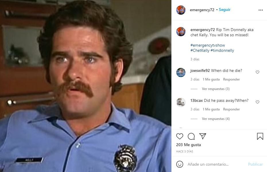 Muere el actor Tim Donnelly tras complicaciones de una cirugía ...