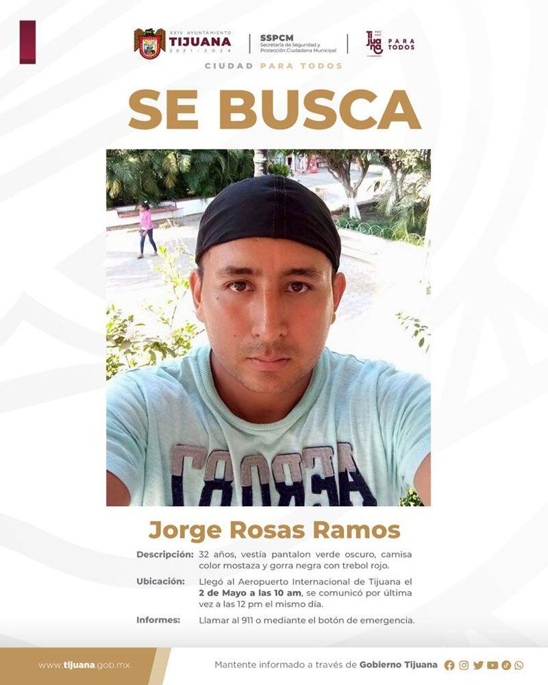 Buscan a Jorge Rosas, desaparecido en Tijuana | Noticias de Tijuana ...