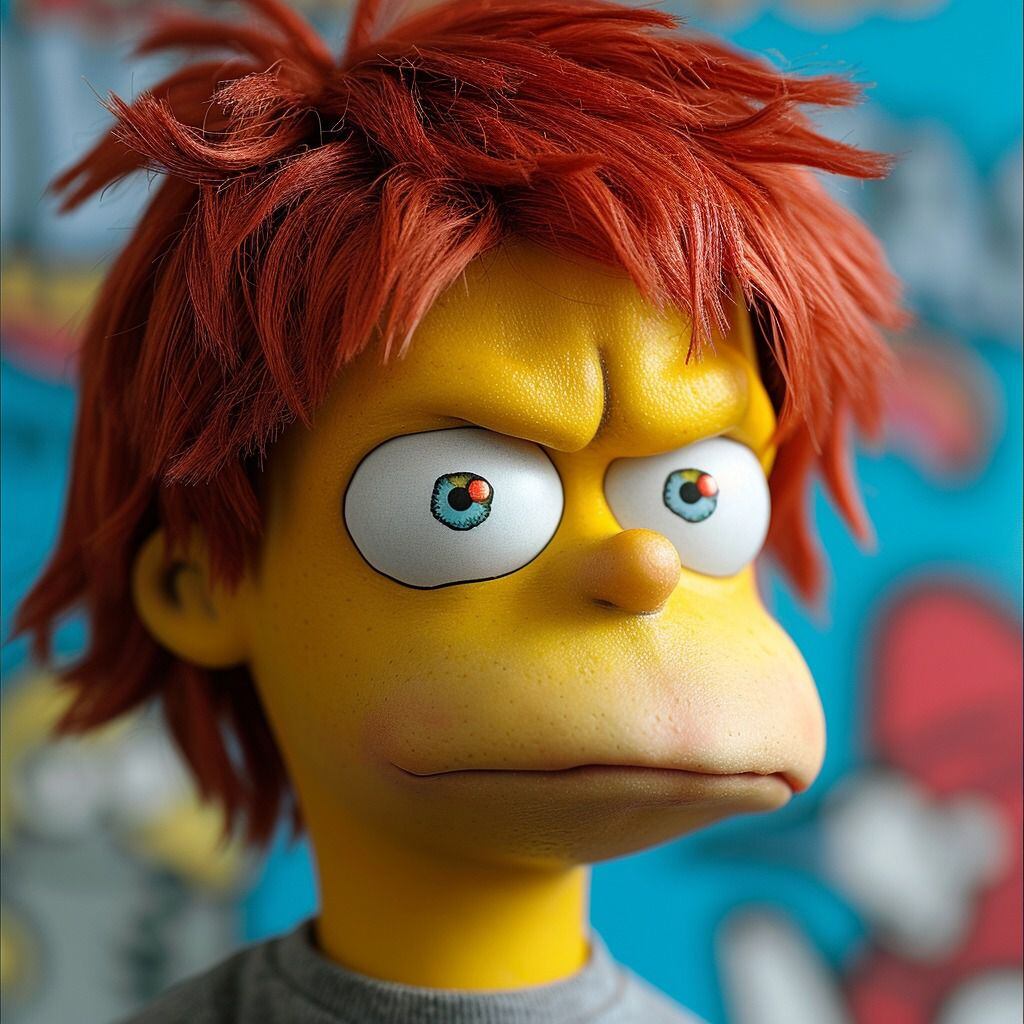 ¡Qué feo! Inteligencia artificial recrea a Nelson de Los Simpson ...