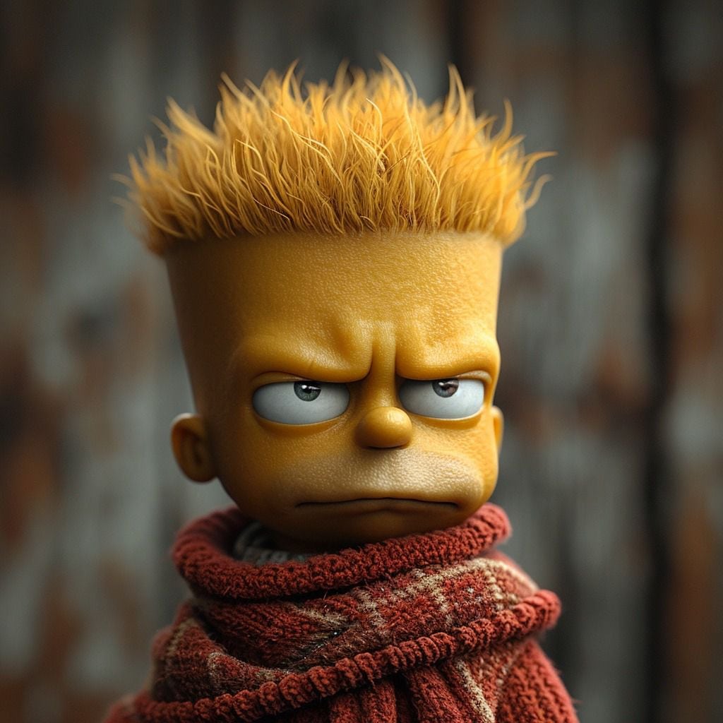 La inteligencia artificial crea la versión más realista de Bart Simpson | Noticias de México ...