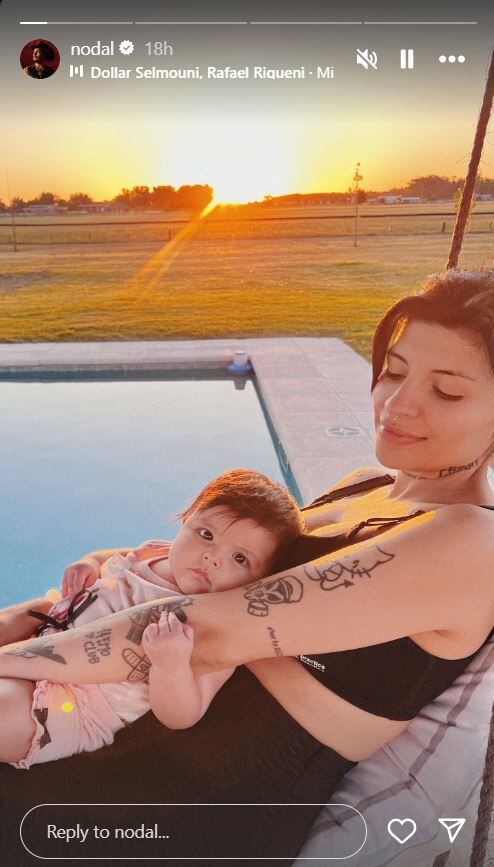 Christian Nodal muestra por primera vez el rostro de su hija en el Día del Amor y la Amistad ...