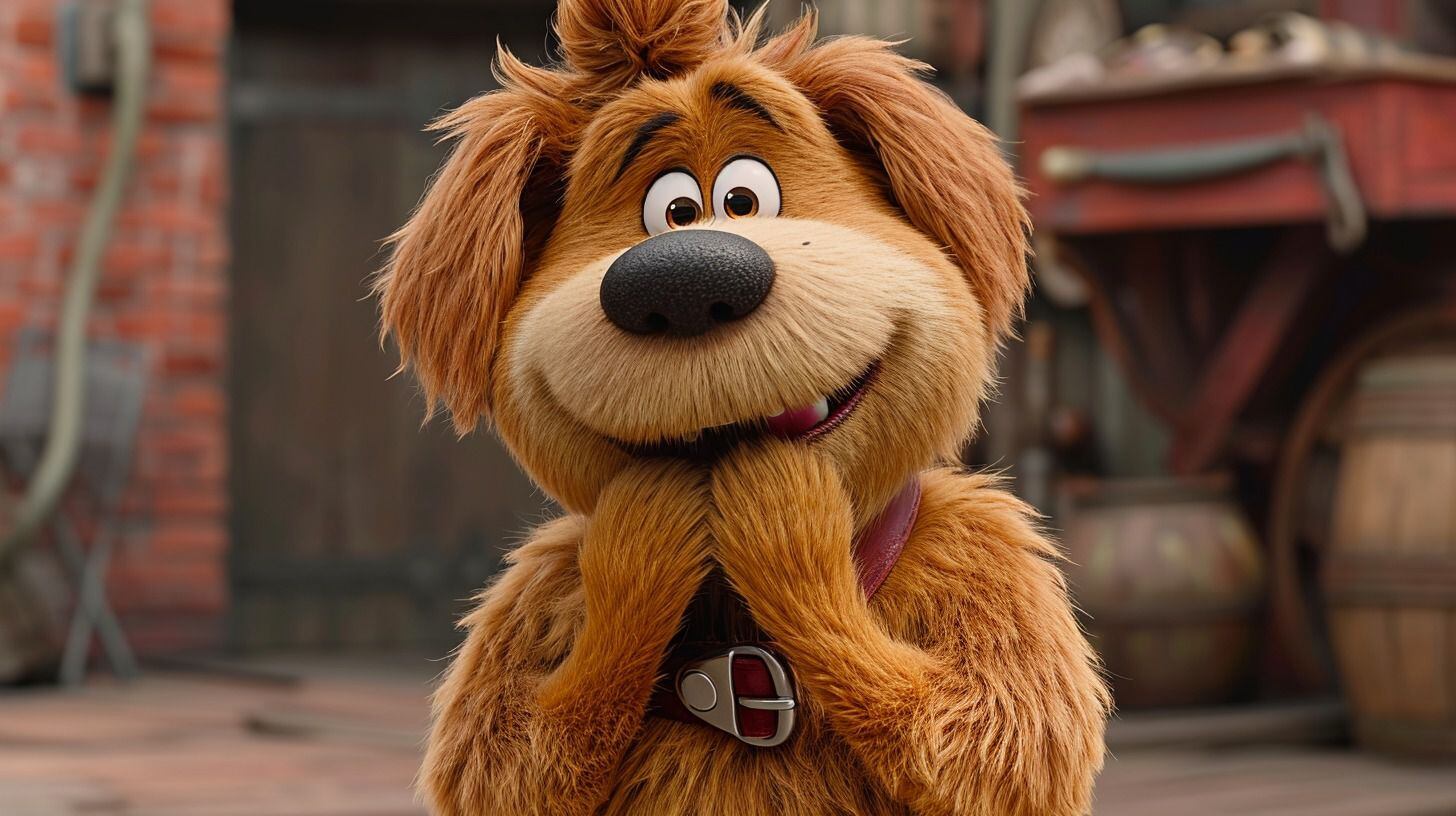 Así se vería el perro Patán de los Autos Locos en versión realista ...