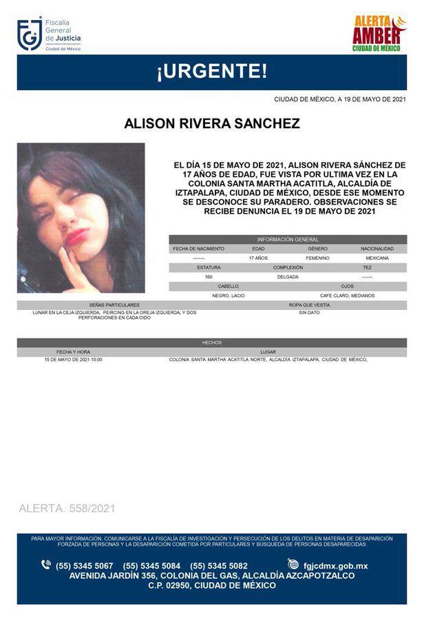 Activan alerta Amber, desaparecen a las menores Kaely, Nasly y Alison | Noticias de México | El ...